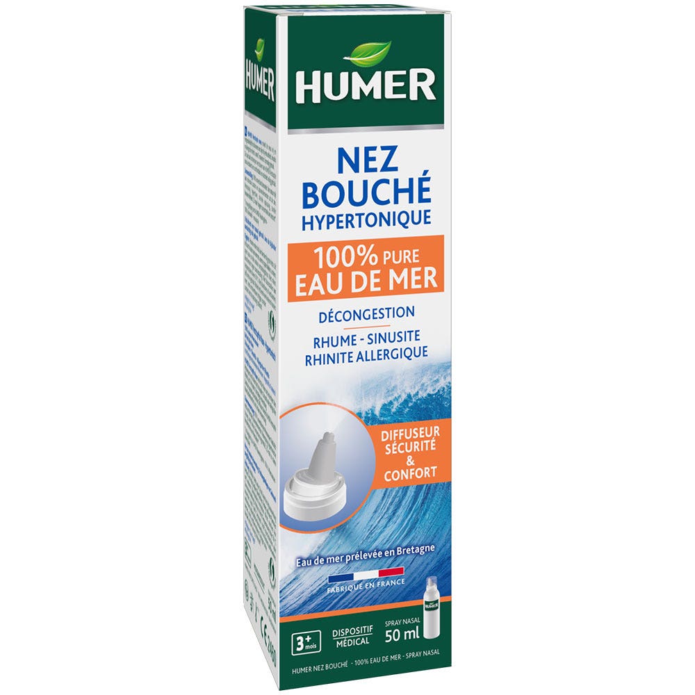 Humer Spray Nez Bouché Hypertonique 50 ml - Easypara