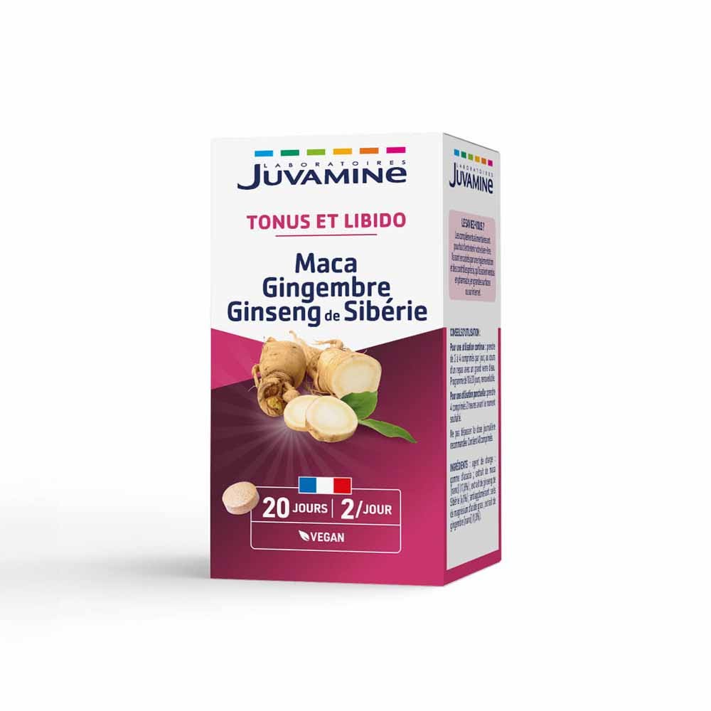 Juvamine Maca Ginseng Gingembre Tonifiant Sexuel - Easypara