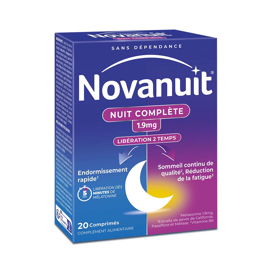 Novanuit Nuit Complète 20 comprimés - Easypara