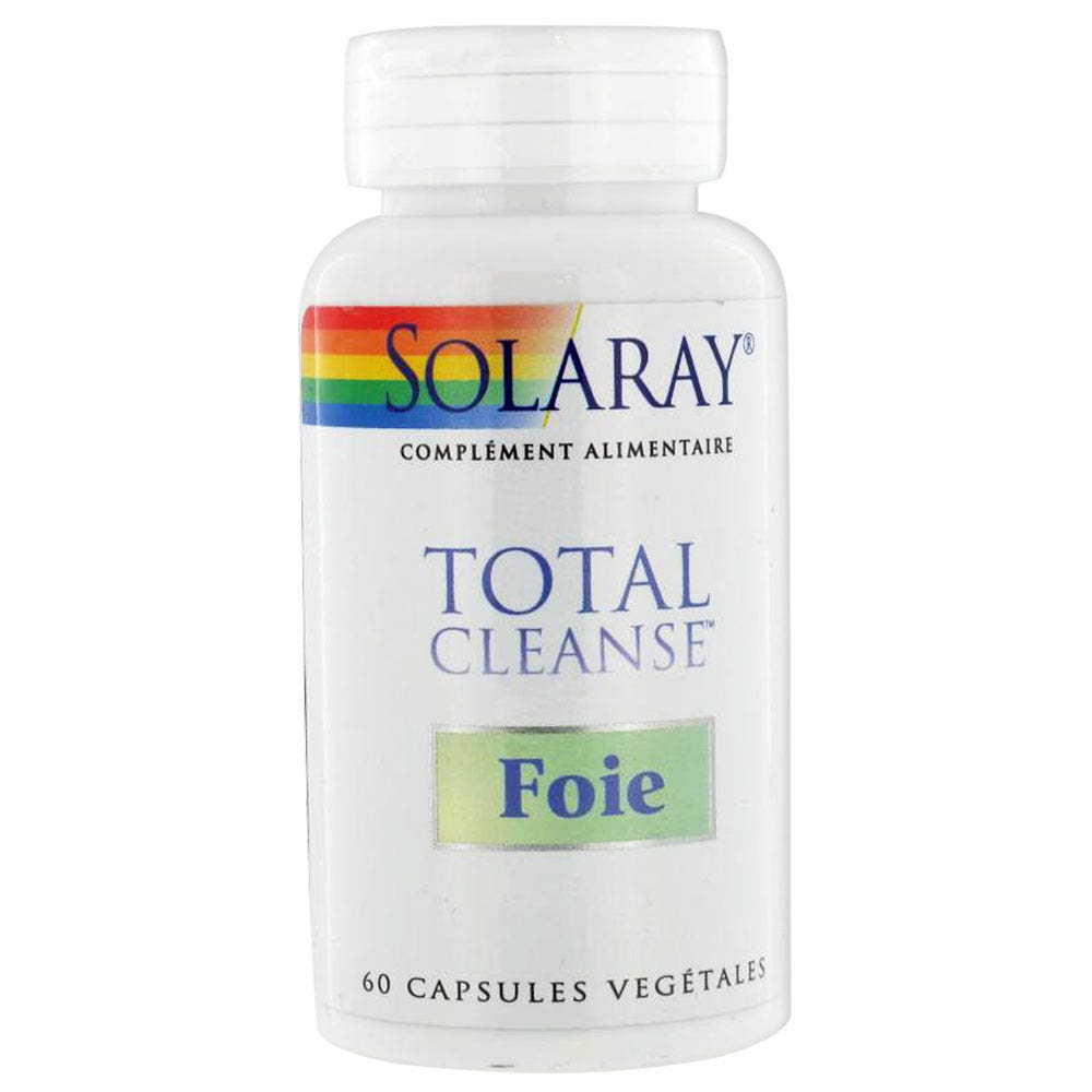 Solaray Total Cleanse Foie 60 Capsules - Easypara