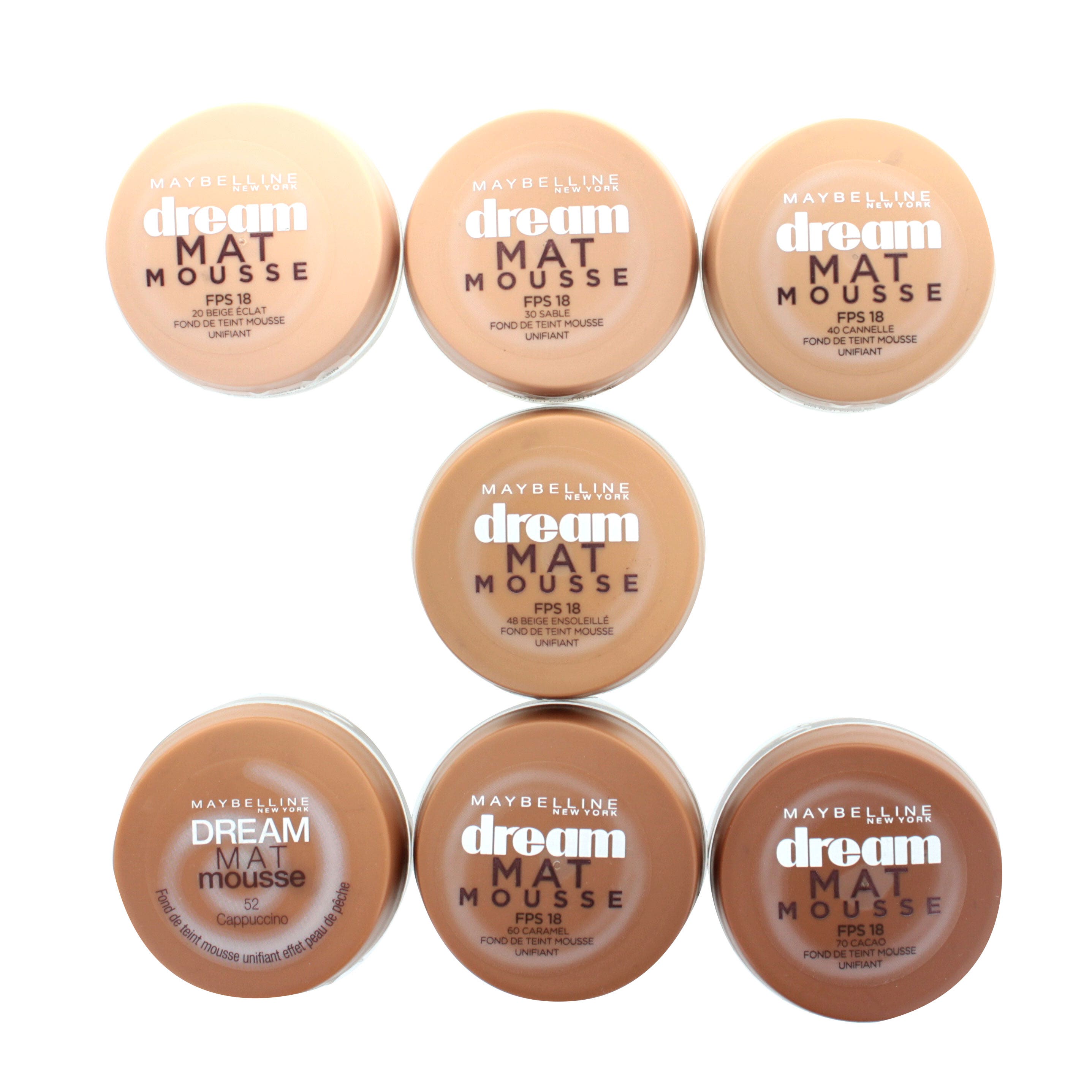 Maybelline New York Dream Mat Mousse Fond De Teint 18ml - Easypara