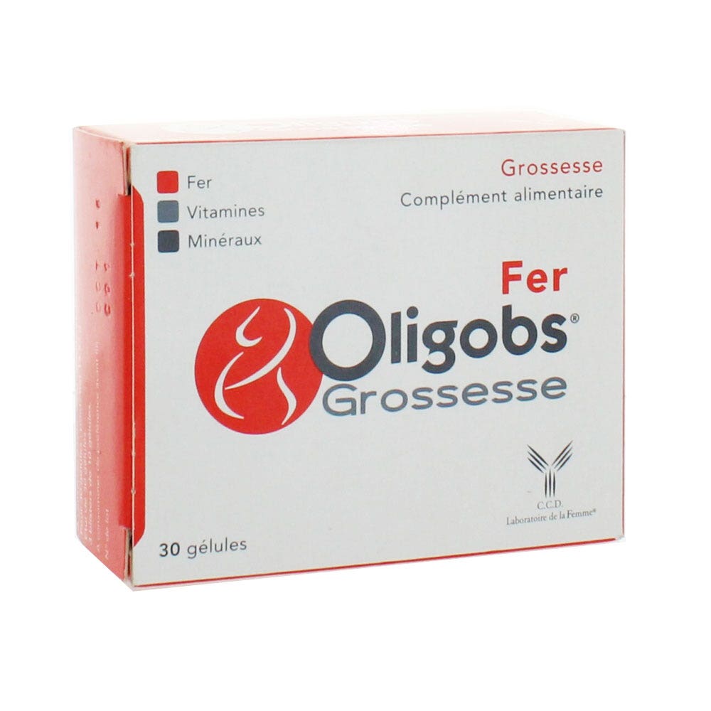 Ccd Oligobs Grossesse Fer 30 Gelules - Easypara
