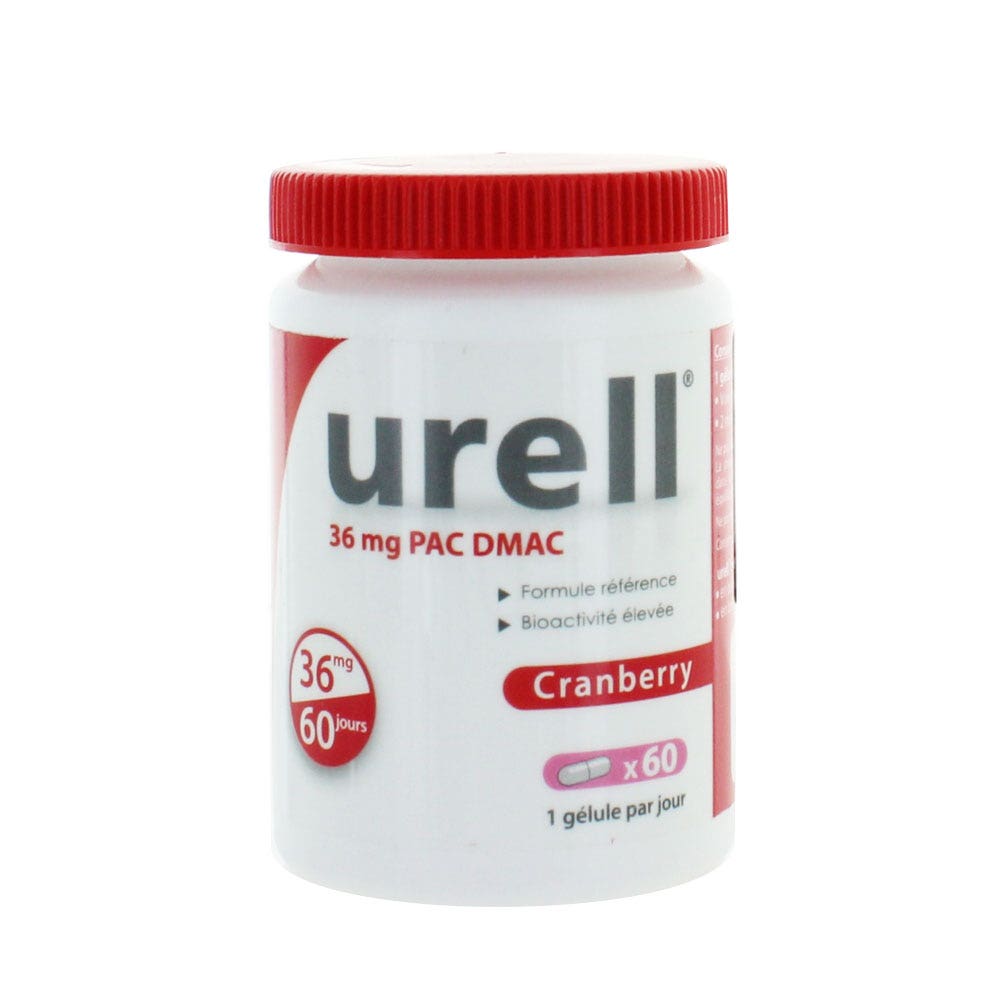 Urell Cranberry PAC - 60 Gelules de 36 mg - Easypara