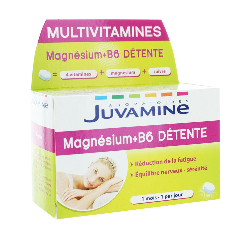 Juvamine Multivitamines Detente 30 Comprimes - Easypara