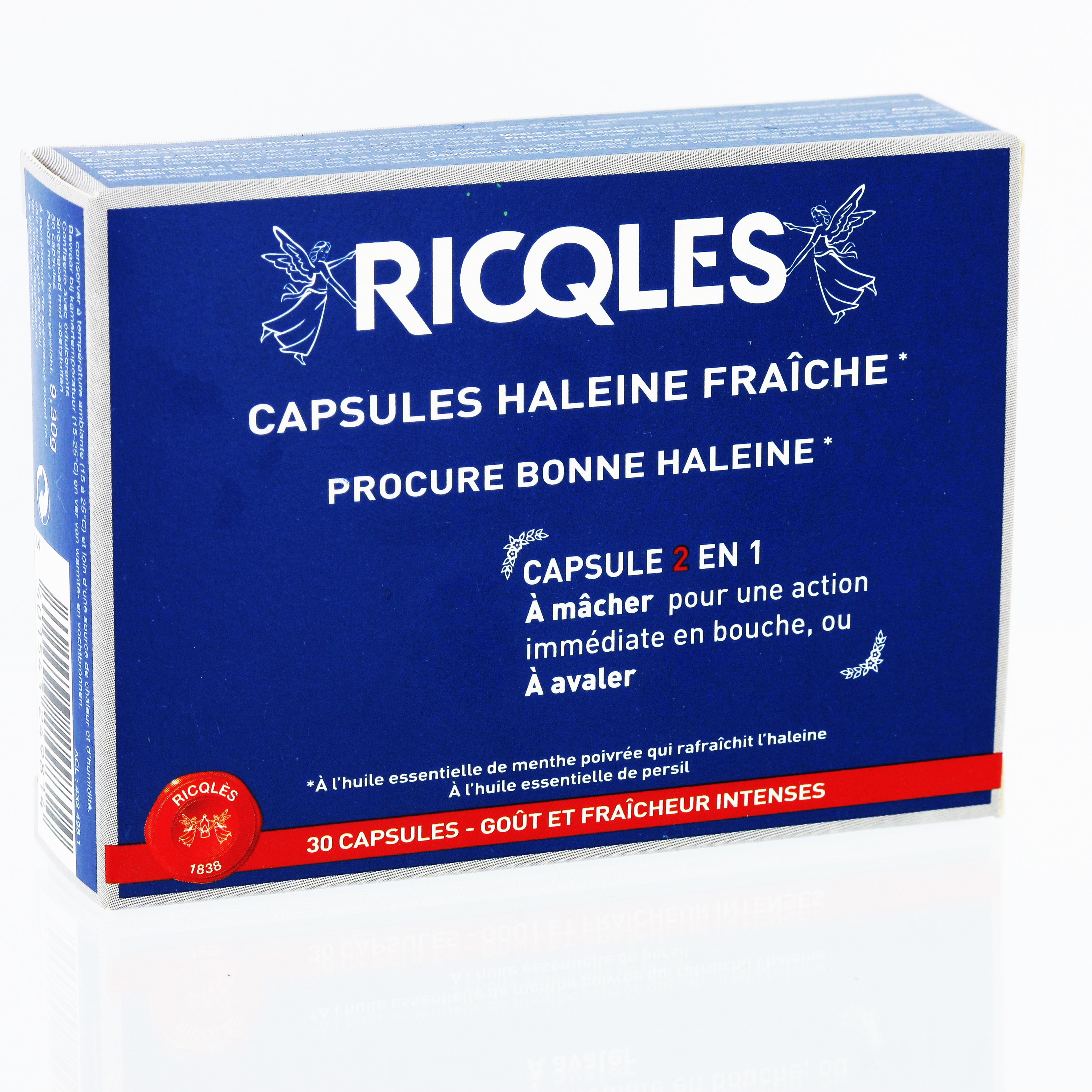 Ricqles Capsules Haleine Fraiche 30 Capsules - Easypara