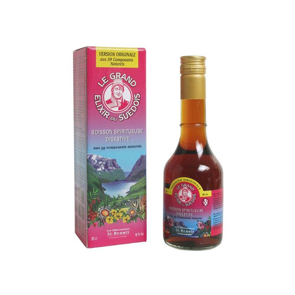 Saint Benoit Le Grand Elixir Du Suedois 40% Alcool 20cl - Easypara