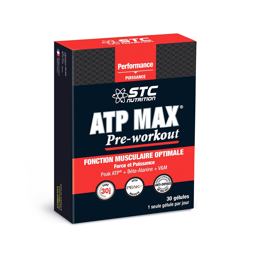 Stc Nutrition Atp Max Pre-workout 30 Gelules - Easypara