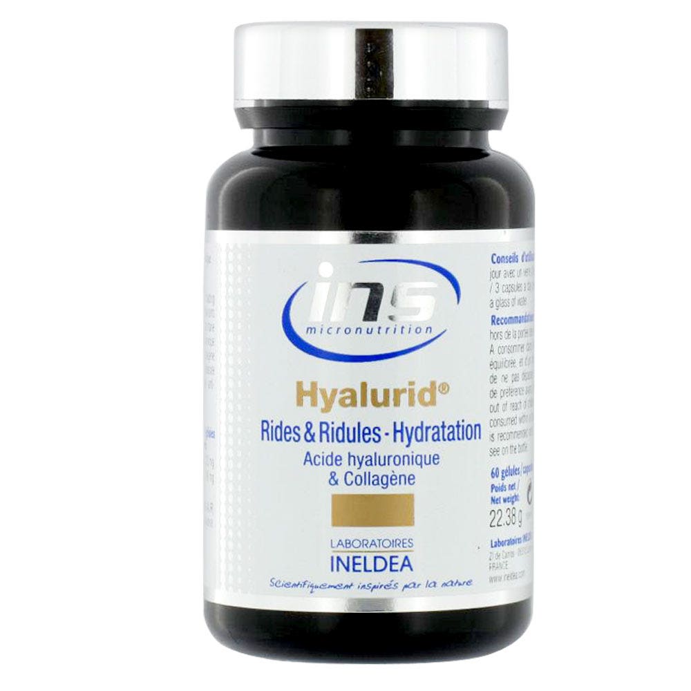 Ineldea Santé Naturelle Hyalurid 60 Gelules - Easypara
