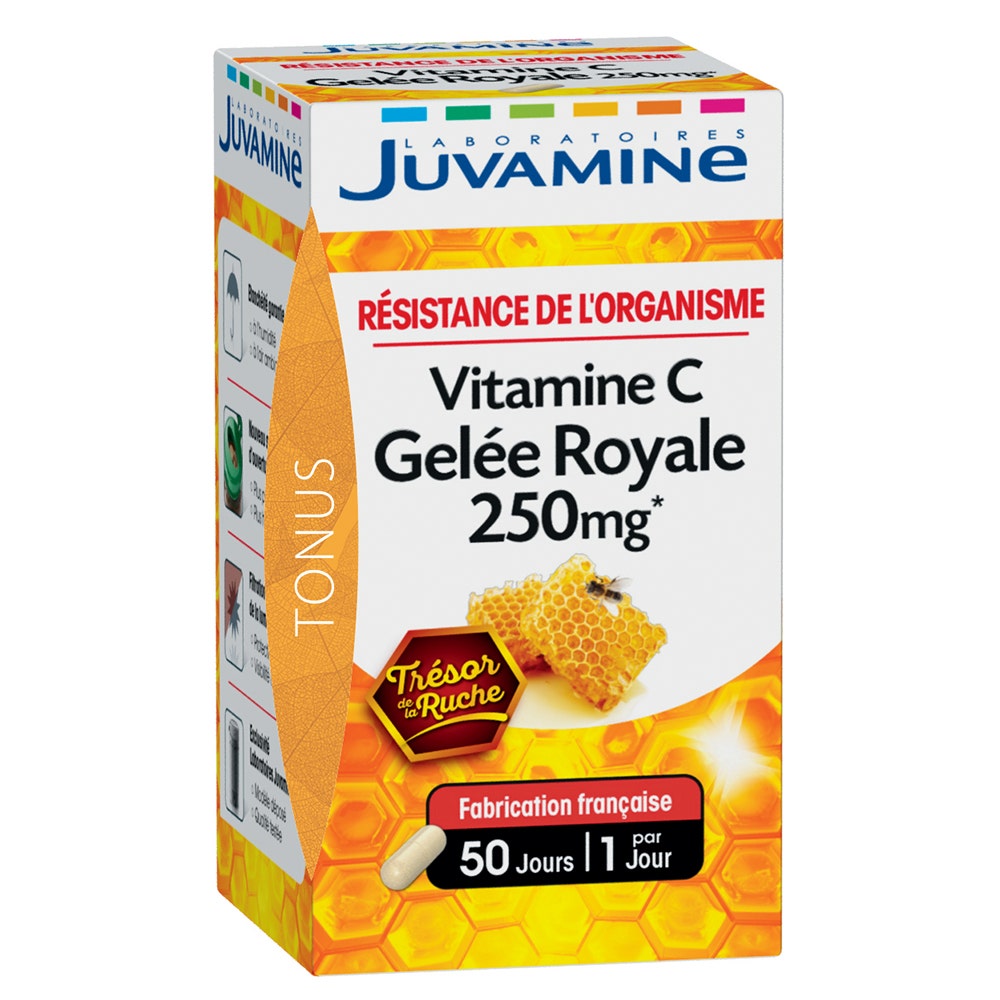Juvamine Boost Vitamine C Ginseng Guarana 30 Comprimes A Croquer - Easypara