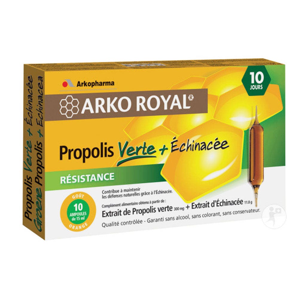 Arkopharma Propolis Verte 10 Ampoules Arkoroyal - Easypara
