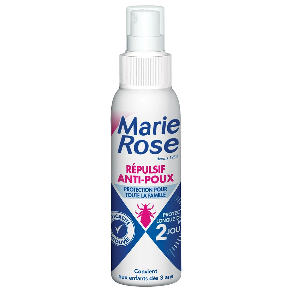 Marie Rose Spray Repulsif Anti-poux 48h 100ml - Easypara