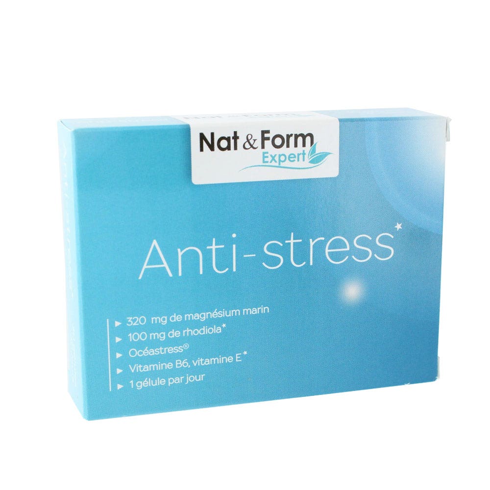 Nat&Form Nat&form Anti-stress 30 Gelules - Easypara