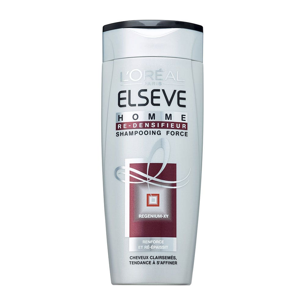 Elseve Homme Shampooing Redensifieur Force Cheveux Clairsemes 250ml ...