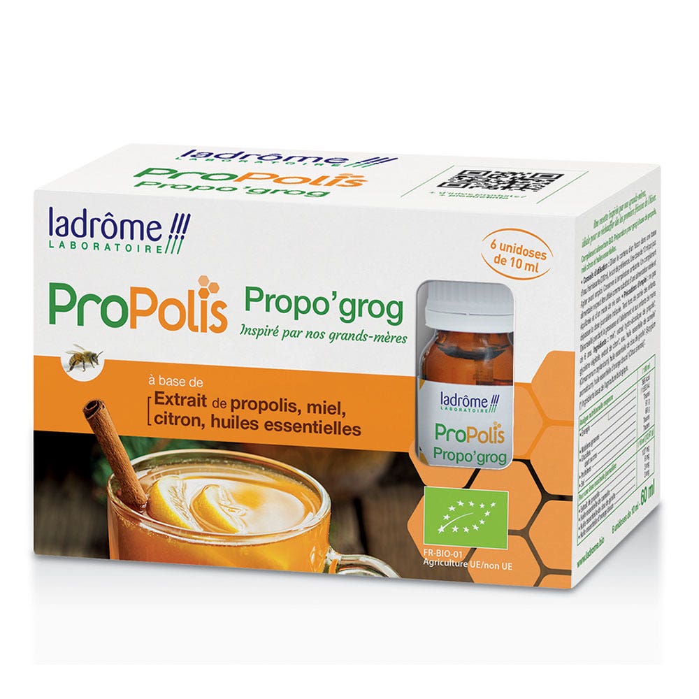 Ladrôme Propolis Propo'grog Bio 6 Unidoses De 10ml - Easypara