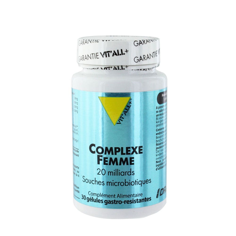 Vit'All+ Complexe Femme 30 Gélules - Easypara