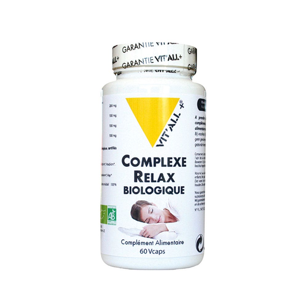 Vit'All+ Complexe Relax Biologique 60 Gélules - Easypara