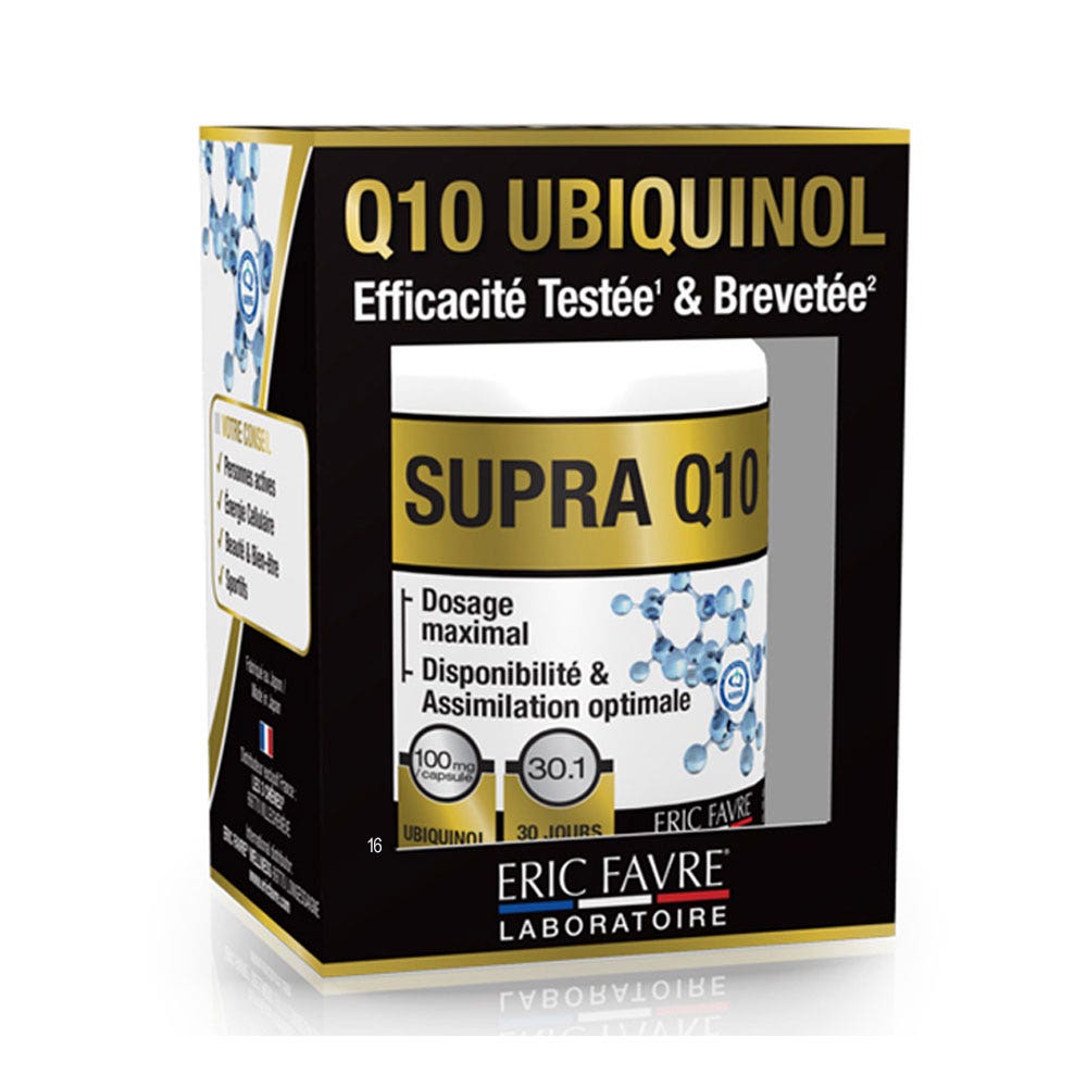 Eric Favre Supra Q10 Ubiquinol 30 Capsules - Easypara