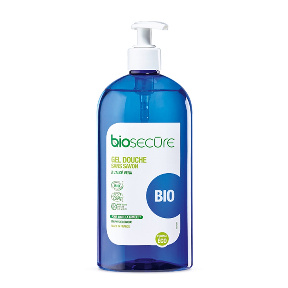 Bio Secure Gel Douche Sans Savon Bio Aloé Véra 730ml - Easypara