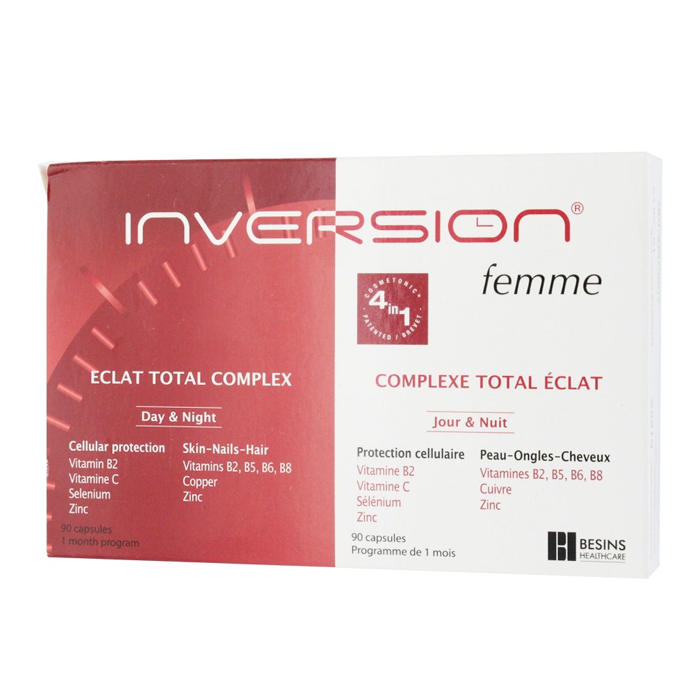 Lyocentre Inversion Femme Complexe Total Eclat 90 Capsules - Easypara