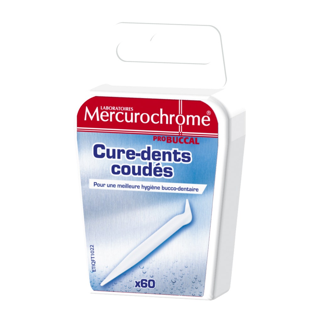 Mercurochrome Cure Dents Coudes X60 Probuccal - Easypara