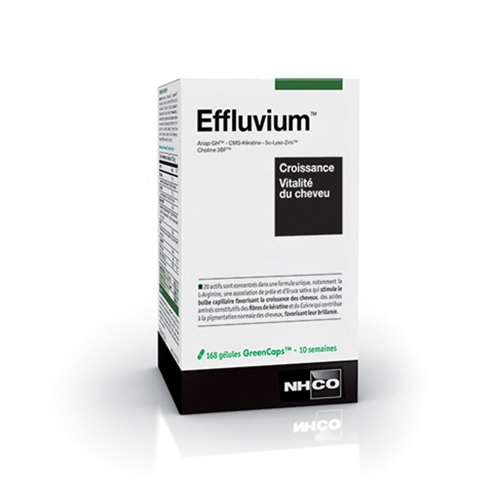 Effluvium NHCO : Anti-Chute & Croissance Cheveux - 168 gélules - Easypara