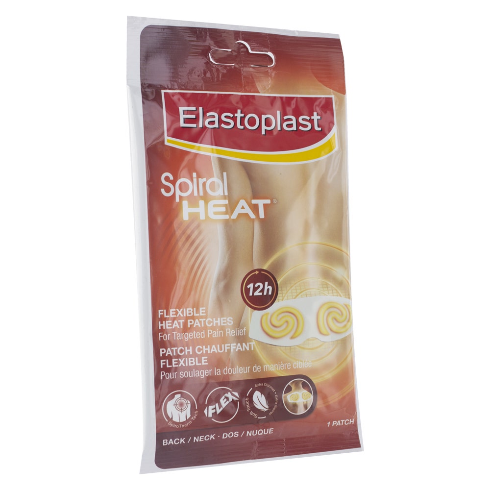 Elastoplast Spiral Heat Dos Et Nuque 1 Patch Chauffant Easypara
