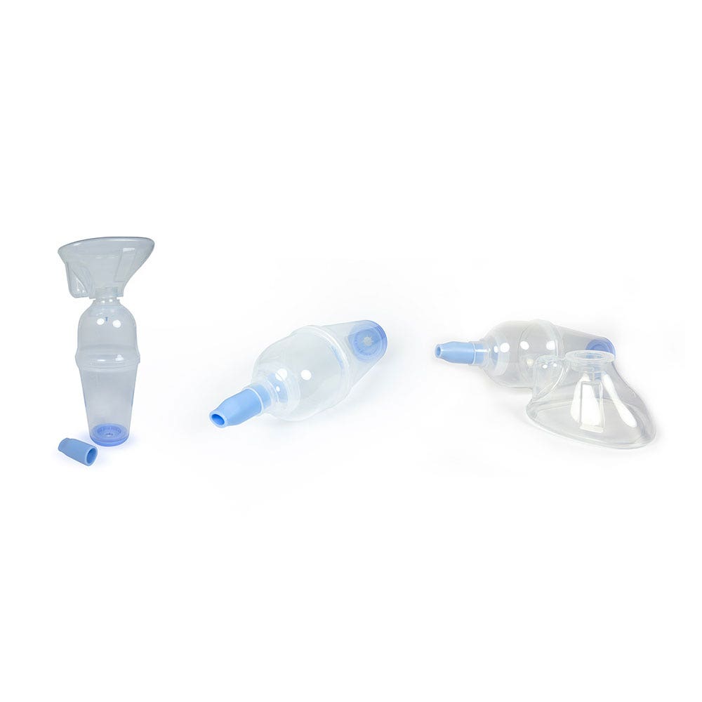 Visiomed Inhaler Chambre D'inhalation Embout Et Masque Buccal 6ans Et ...