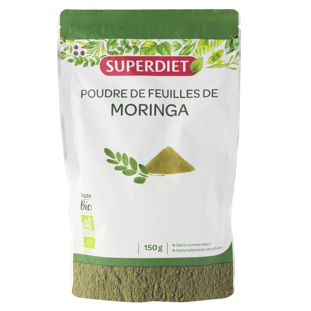 Superdiet Moringa Bio Poudre 200g - Easypara
