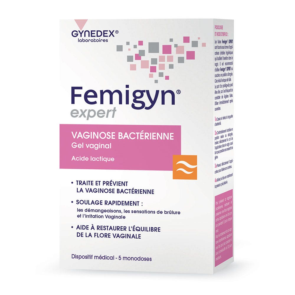 Novodex Femigyn Gel Vaginal Expert Vaginose 5 Monodoses - Easypara
