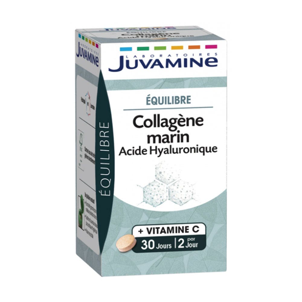 Collagene Marin Juvamine Acide Hyaluronique 60 Comprimes - Easypara