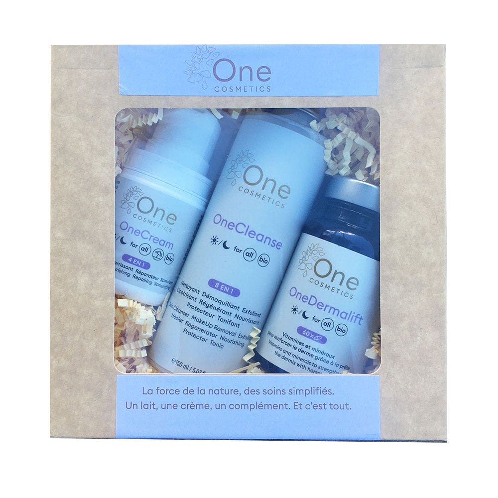 One Cosmetics OnePack OneCream + OneCleanse + OneDermalift 250ml - Easypara