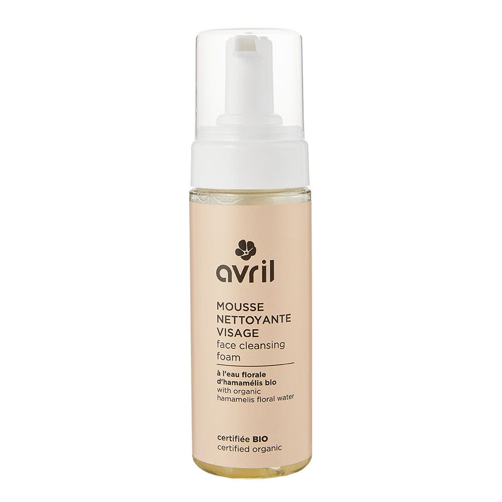 Avril Mousse nettoyante visage a l'Eau Florable d'Hamamelis Bio 150ml ...