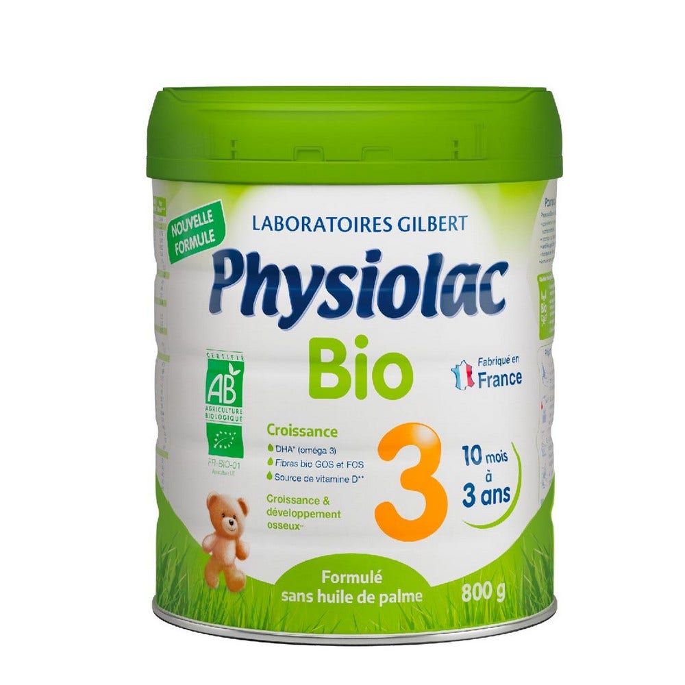Physiolac Bio Ar 2 Lait En Poudre 6 A 12 Mois 800g - Easypara