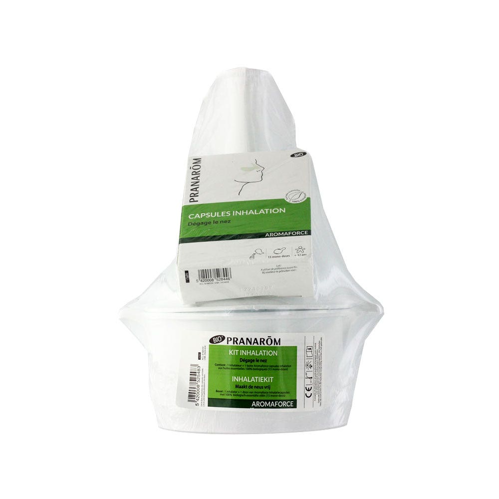 Pranarôm Aromaforce Kit inhalation Dégage le nez 1 inhalateur + 15 ...