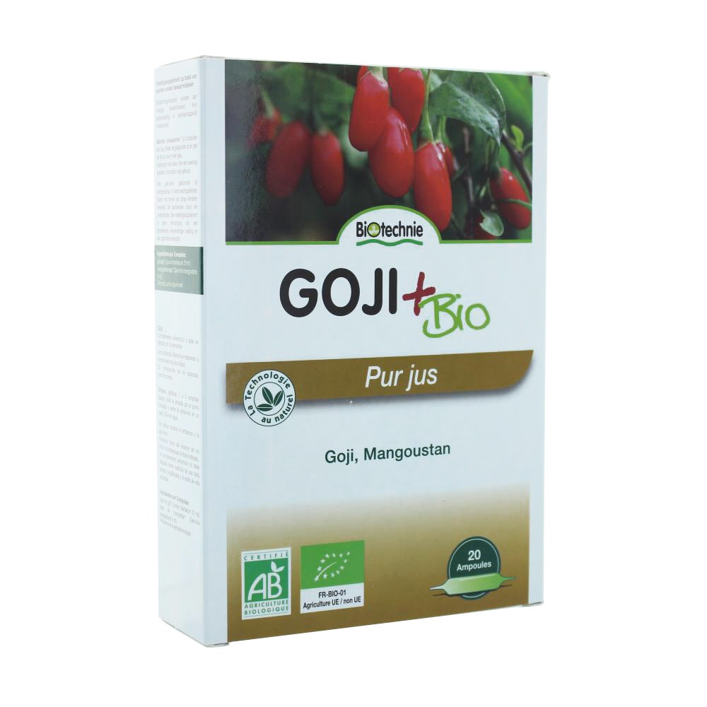 Biotechnie Goji+bio Pur Jus Anti-oxydant 20 X 10ml - Easypara