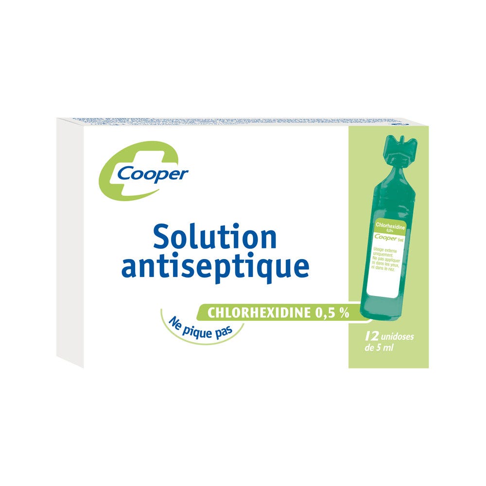 Cooper Solution Antiseptique 12x5ml - Easypara