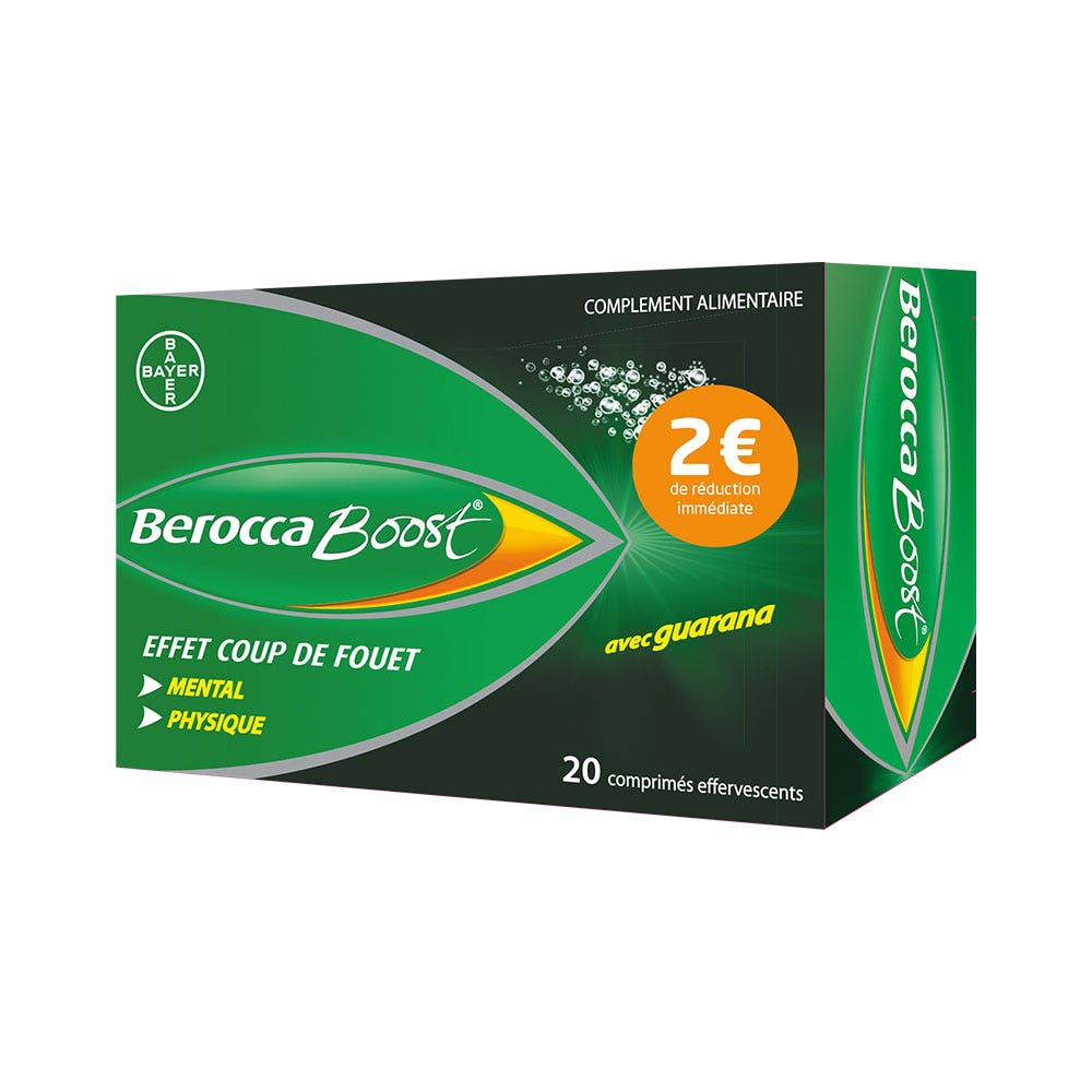 Bayer Berocca Boost Offre 2 X20 Comprimes Effervescents - Easypara
