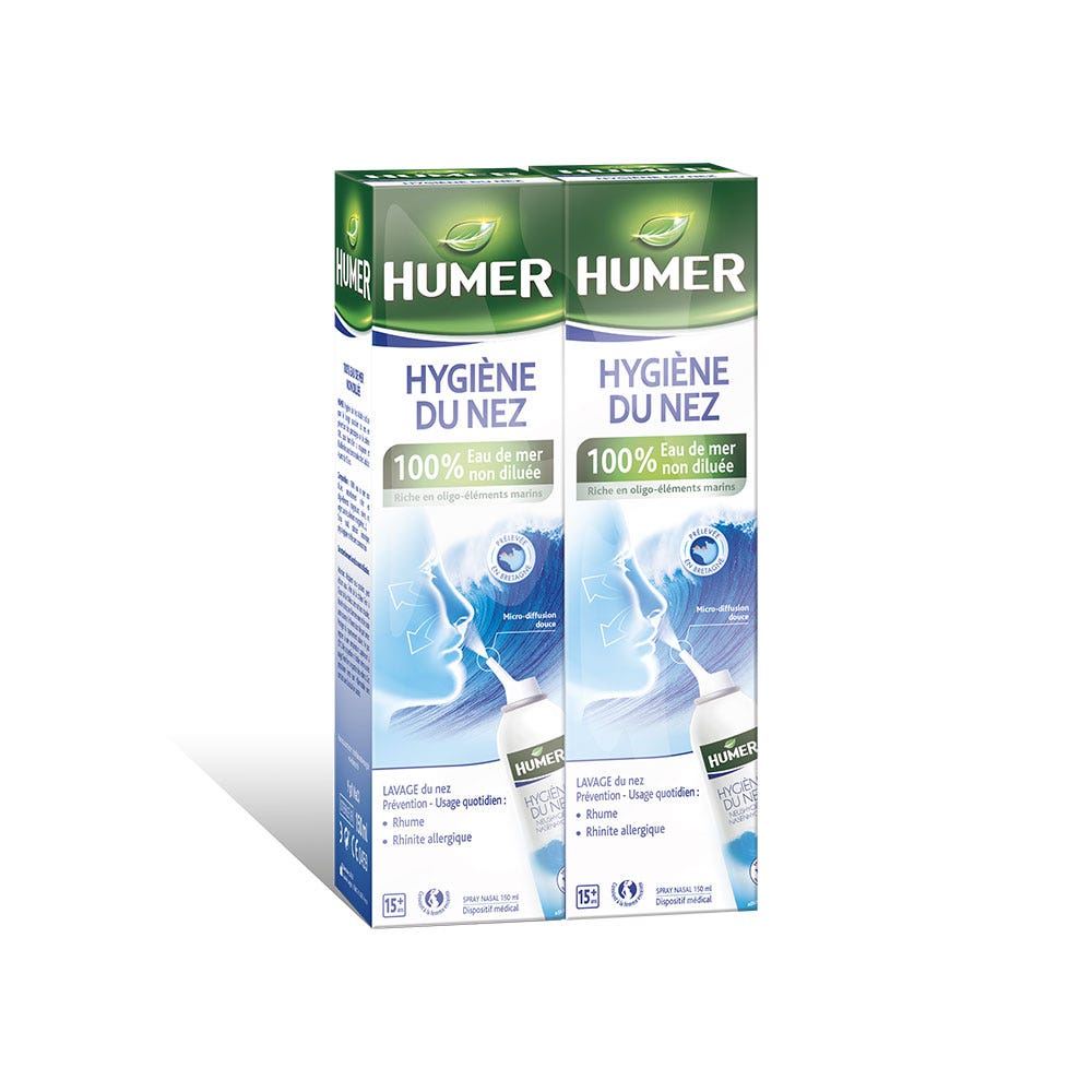 Humer Hygiene Du Nez 2x150ml - Easypara