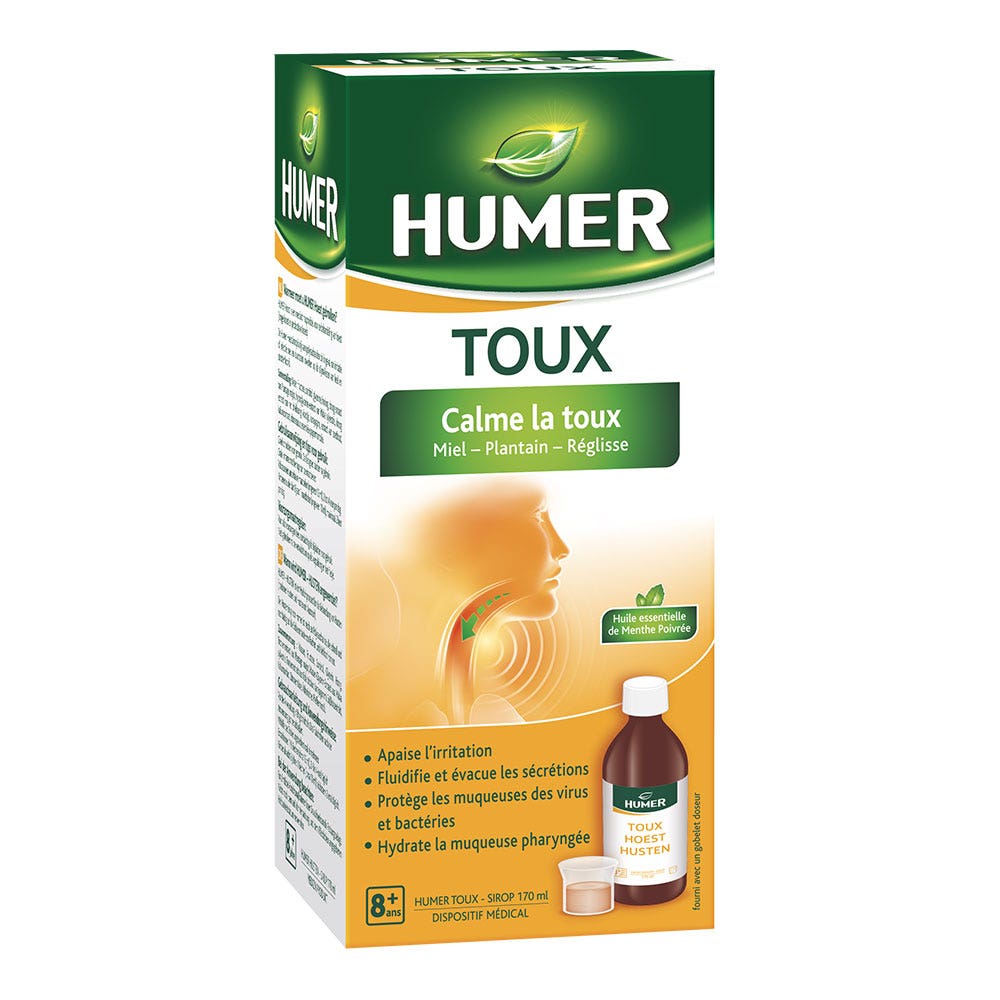 Humer Sirop Toux 170ml - Easypara