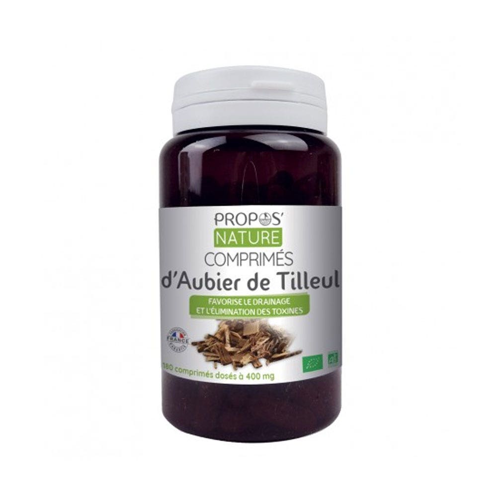 Propos'Nature Aubier de Tilleul Bio 180 comprimés - Easypara