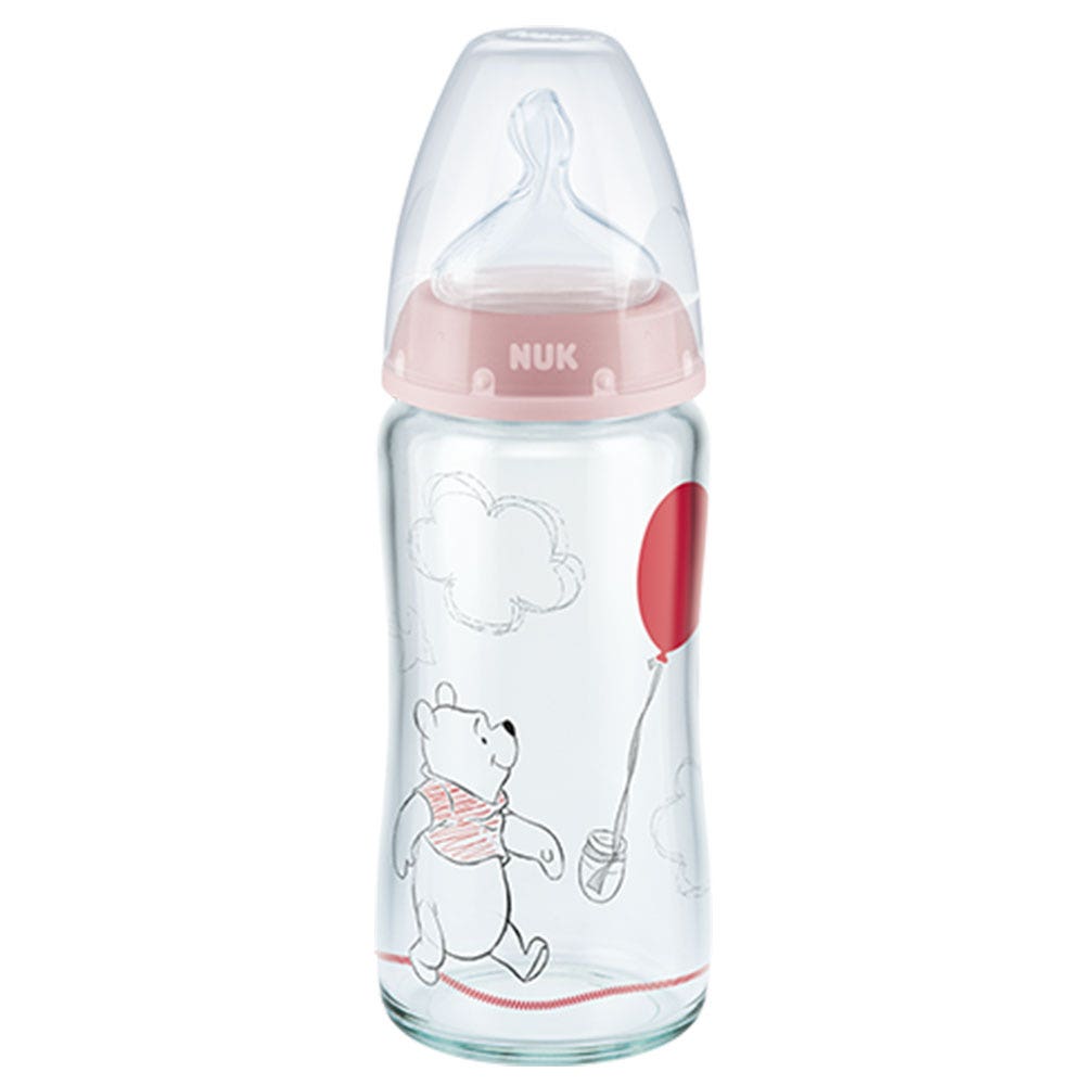 Nuk Biberon Verre Disney Winnie l'Ourson De 0 à 6 mois 240ml - Easypara