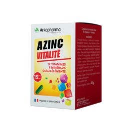 Vitalité Vitamines C & E, Zinc Azinc 60 gélules-Adulte Arkopharma ...