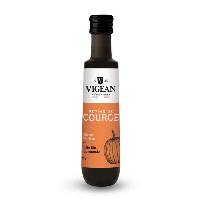 Huile de Pépins de Courges Bio Gourmande 25cl- Huilerie Vigean - Easypara