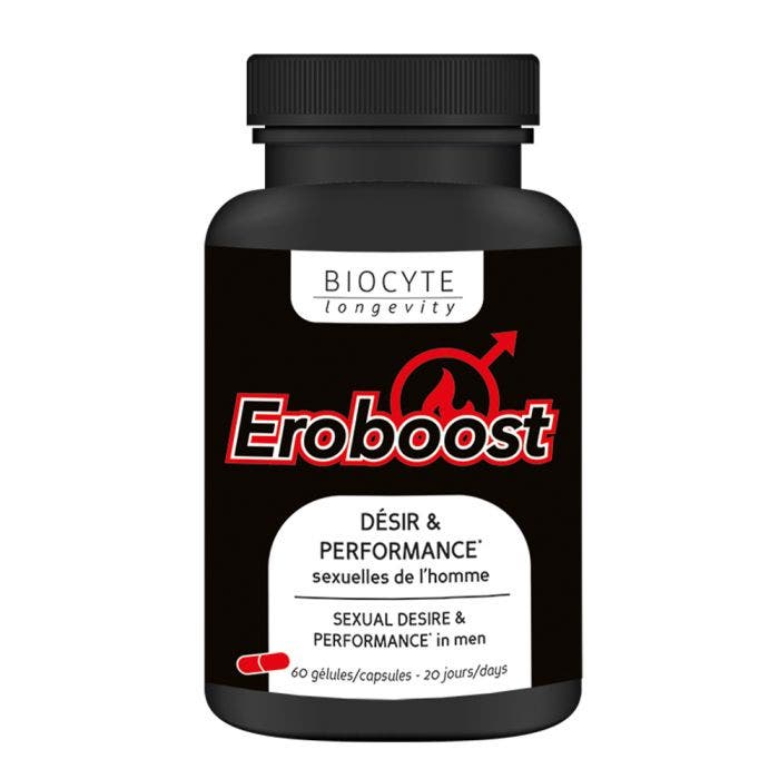 Eroboost Pour L'homme 60 Gelules - Biocyte - Easypara