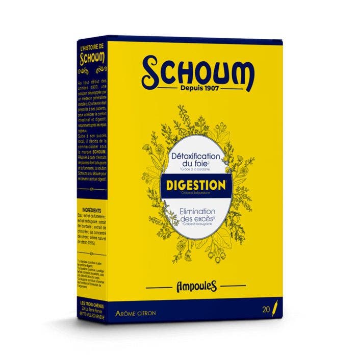 Digestion Ampoule x20- Schoum - Easypara