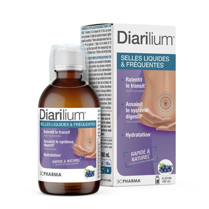 Diarilium Selles Liquides & Fréquentes 180ml- 3C Pharma - Easypara