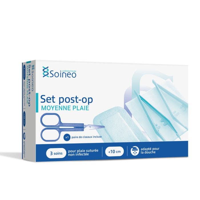 Set post-opératoires moyennes plaies x3- Soineo - Easypara