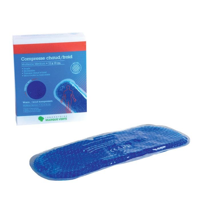 Compresse chaud/froid billes articulations 11x19cm ActiKine x1- Marque ...