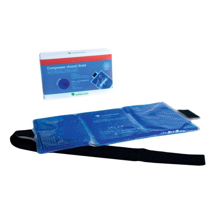 Compresse chaud/froid billes dos 20x31cm ActiKine x1- Marque Verte ...