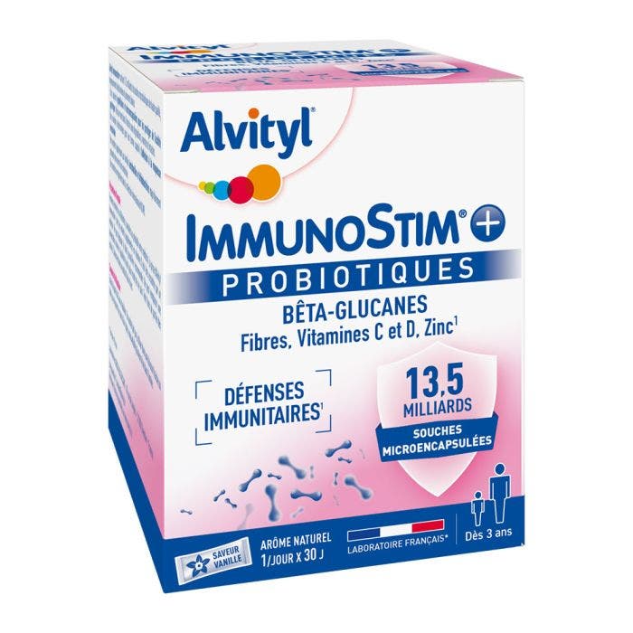 Immunostim Probiotiques 30 sachets-Défenses Immunitaires Alvityl - Easypara